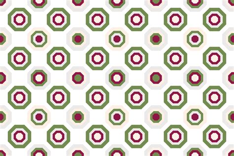 Trendy Modern Geometry Shapes Seamless Pattern It Consists Of A Polyhedron Such As A Circle