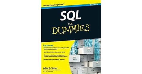 Sql For Dummies By Allen G Taylor