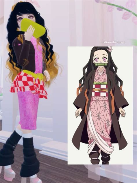 💗 Nezuko From Demon Slayer Dress To Impress Fashion Outfits Outfits