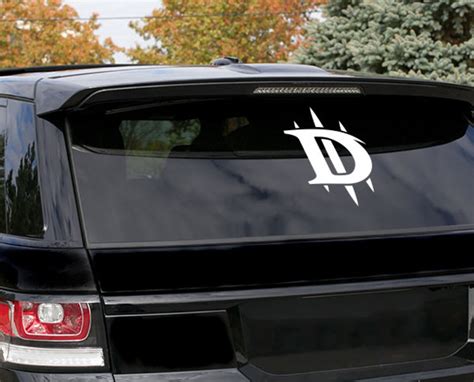 Diablo 3 Diablo 3 Logo Lined Vinyl Decal Car Decal Etsy