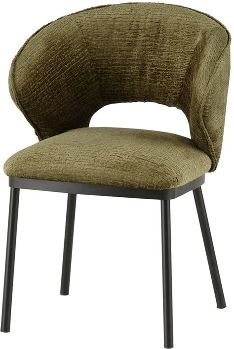 Liv Dining Chair Frame Black Metal Simone Albani Collection Nijwie