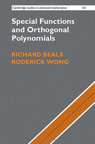 Special Functions And Orthogonal Polynomials 2nd Edition Richard Beals Ebook Online Instant