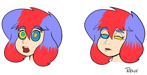 Hypnohub Absurdres Blue Hair Dazed Femsub Hypnotic Eyes Kaa Eyes Long