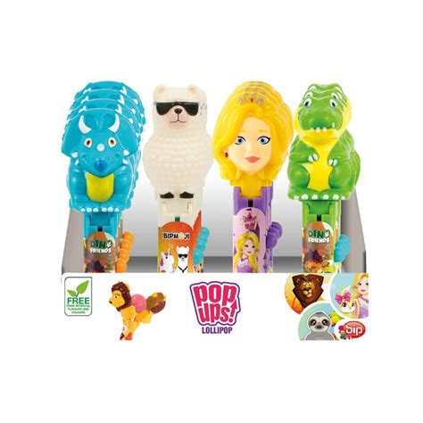 Candy Toys Mixed Bip Pop Up Lollipops Ravazzi Gummy