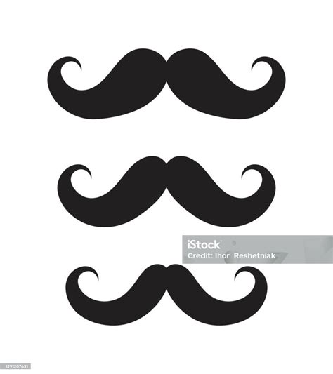 콧수염의 아이콘 찰리 채플린의 검은 만화 콧수염 힙스터에 대한 그래픽 기호 세트 코미디 또는 재미에 대한 남자 콧수염의 모양의 다른 패션 이발사에 대한 로고 벡터