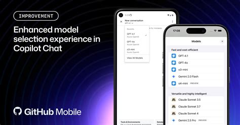 Enhanced Model Selection Experience In Copilot Chat On Github Mobile