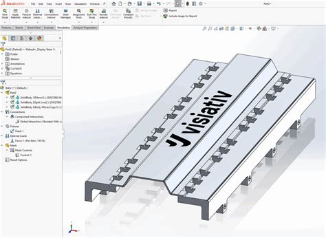 How To Use Automatic Contact Sets In Solidworks Simulation Visiativ