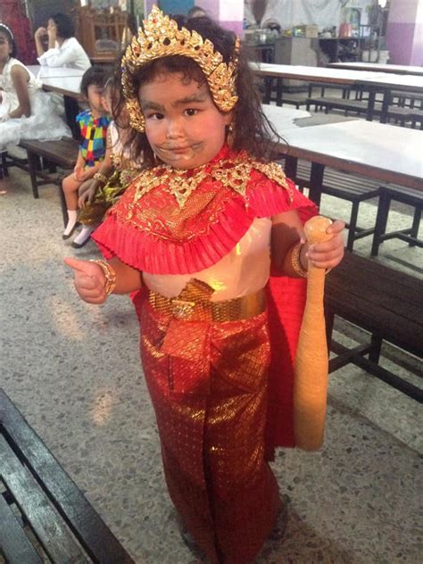 ขอบคุณผู้ปกครอง น้องไบร์ท น้องแบป น้องโปรแกรม รร เฉลิมพระเกียรติ ที่เช่าชุดนางยักษ์ สินสมุทร และ