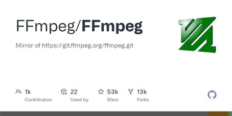 Ffmpegdoccommunitytexi At Master · Ffmpegffmpeg · Github