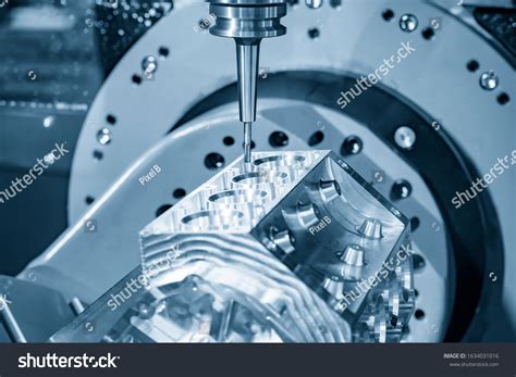 Axis Cnc Milling Machine Cutting Aluminium Stock Photo Shutterstock