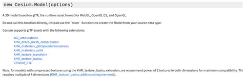 Update Gltf Supported Extensions List Issue Cesiumgs Cesium
