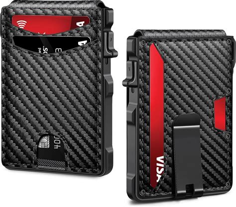 Carbon Fiber Slim Bifold Wallet Kinzd