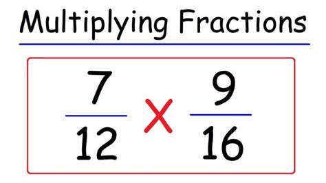 Math How To Multiply Two Fractions Multiplying Fractions Multiplying Fractions Simplest