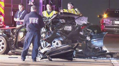 2 Drivers Recovering After Truck Slams Into Car On N Freeway