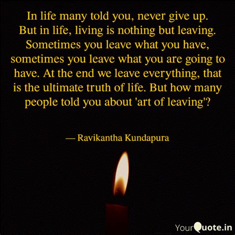 In Life Many Told You Ne Quotes And Writings By Ravikantha