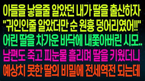 사연열차내가 딸을 출산하자 귀인인줄 알았더만 남편도 죽고 홀로 어렵사리 딸을 키웠더니 예상치 못한 딸의 비밀에 시모와 내가 전세역전 되는데 실화사연 Youtube