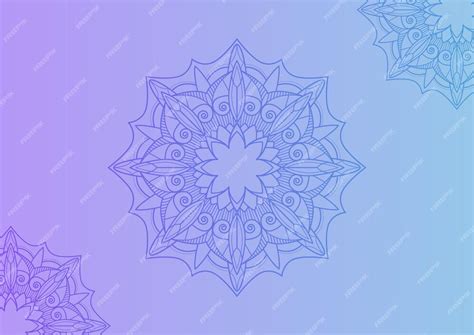 Premium Vector Stunning Gradient Mandala Background For Graphic Design