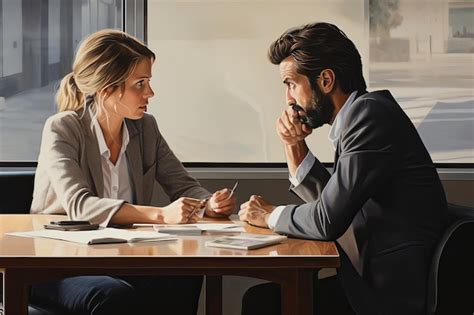 Premium Ai Image Consultation With A Lawyer Due To Divorce