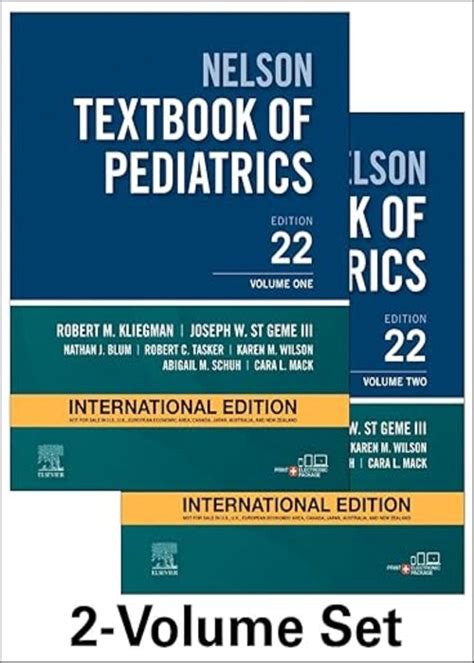 Nelson Textbook Of Pediatrics 2 Volume Set International Edition 22ed Bharatiya Book