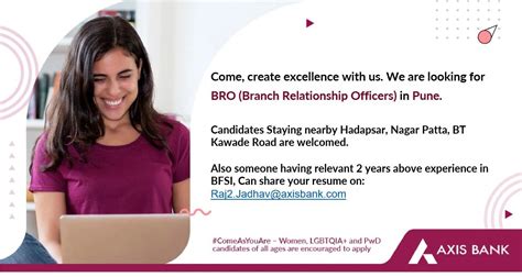 Raj Jadhav On Linkedin Urgentopening Punejobs Branchoperations