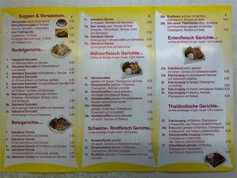 Menu At Asia Imbiss Drachen Pub Bar Meissen