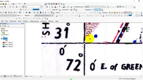 how to georeference a scanned map youtube