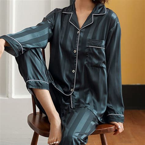 당일출고 커플 호텔 스타일 셔츠 바지 잠옷 Set