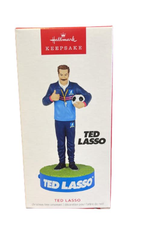 Hallmark 2023 Keepsake Ted Lasso Christmas Ornament With Sound New Wit