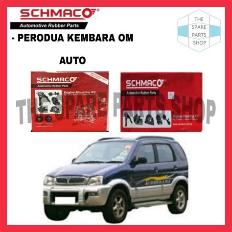 PERODUA KEMBARA OLD MODEL AUTO MANUAL SCHMACO ENGINE MOUNTING KIT SET PCS IN SET YEAR