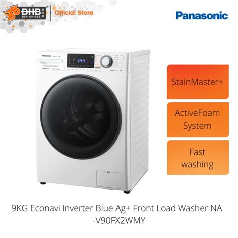 Panasonic 9kg ECONAVI Inverter Blue Ag Front Load Washer NAV90FX2WMY