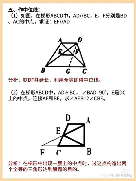 史上最全初中数学几何辅助线秘籍 知乎