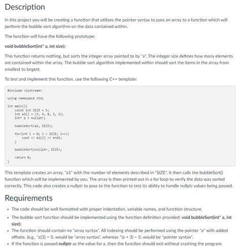 Solved Description In This Project You Will Be Creating A Chegg