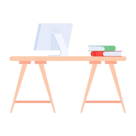Premium Vector Flat Vector Denoting Workplace