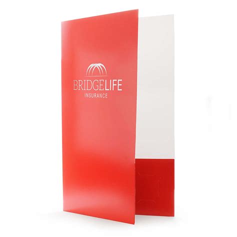 Legal Size Presentation Folders With Logo ZEE Custom Boxes