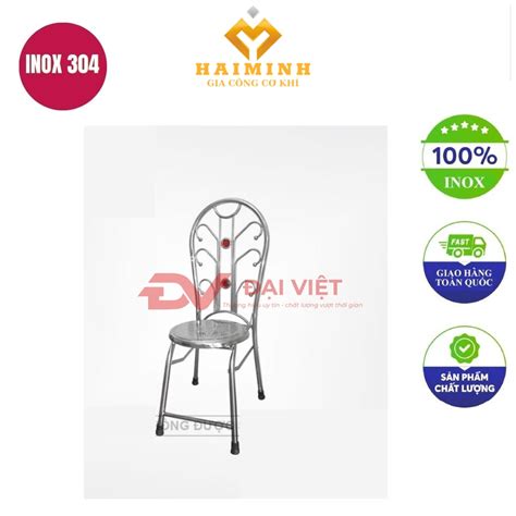 Ghế Xếp Inox Bọc Nệm Gc34 Tiện Lợi Bền đẹp