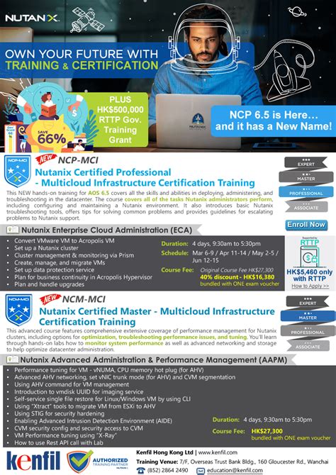 40 Off New Nutanix Training On Aos 65 Kenfil Hong Kong Limited