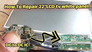 White Screen Problem On LED TV No Picture On The Scree Doovi