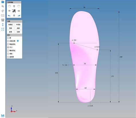 iSUN CAD鞋垫设计软件 3D打印鞋垫 中科三维成型技术 深圳 有限公司