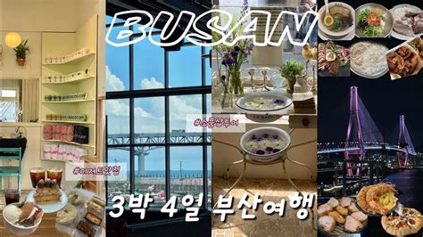 Vlog 3박4일 부산여행 해리단길전포 소품샵투어🛍 디저트맛집 희와제과🍨🌰 라멘 오징어회 이재모피자 돼지국밥 깡돼후 떡볶이 에비동 돈카츠