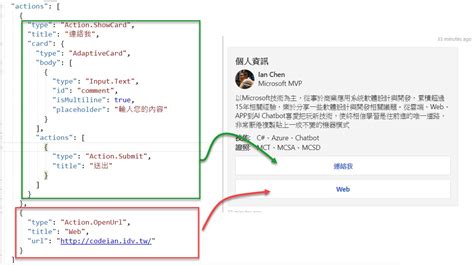 Chatbot 開發使用bot Framework V4 資訊卡 No18 點部落