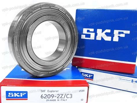 Подшипник 6209-2Z/C3 SKF Купить Цена 734 в Украине