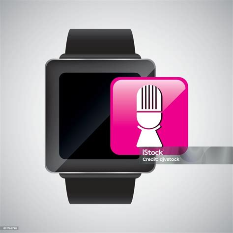 Wearable Technology Design Social Media Icon Vector Illustration Stock Illustration Download