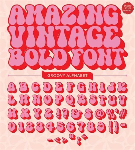 Amazing Vintage Retro Bold Font Template Premium Vector Freepik