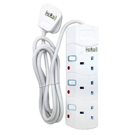 Philips Sockets 3 4 5 6 Gangs Extension Socket 2 Meter White Series