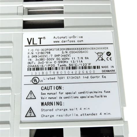 Original Frequency Converter Vfd Danfoss Fc51 Fc302 Fc102 Series Inverter Micro Drive Danfoss