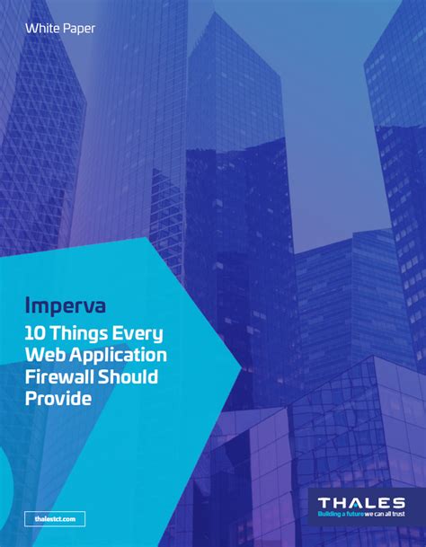 Imperva Web Application Firewall Thales Trusted Cyber Technologies