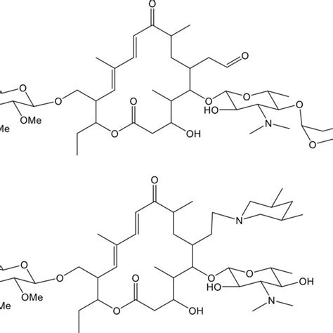 Structure Of A Tylosin A The Main Component Of Tylosin And B
