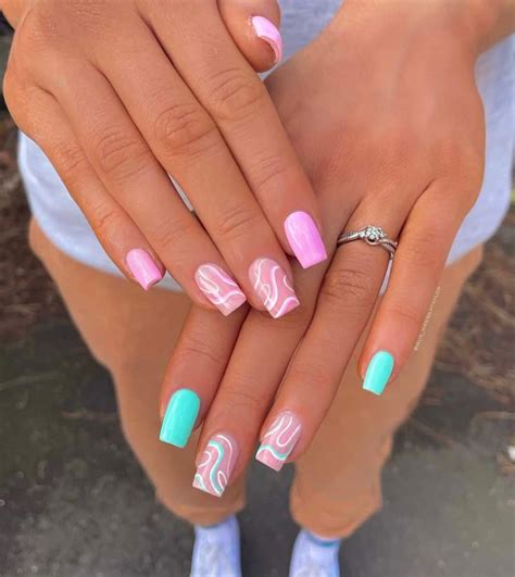 30 Best Square Nail Designs To Inspire You Gel Nails Acrylic Nails