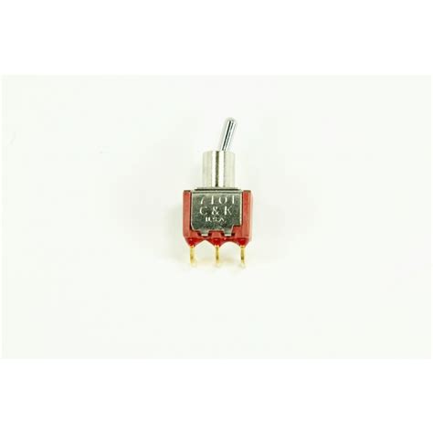 C K Components 7101MD9ABE Switch Toggle SPDT 5Amp 120VAC