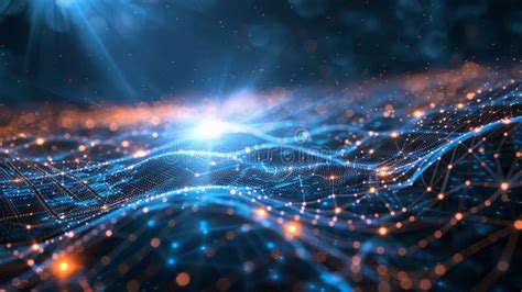 Realistic Photo Depicting Quantum Computing Constellations For Enhanced Search Relevance Stock